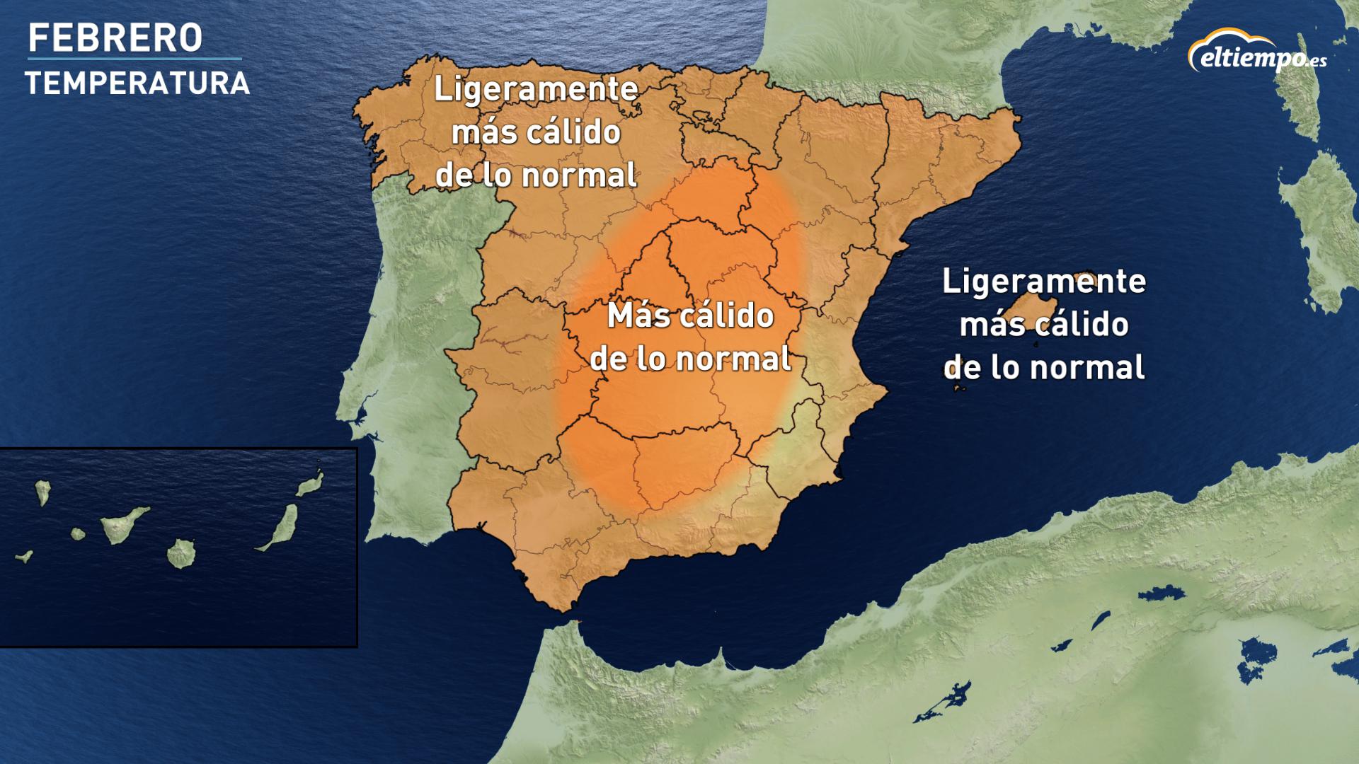 Febrero, ‘el loco’, llega con temperaturas muy altas para la época ...