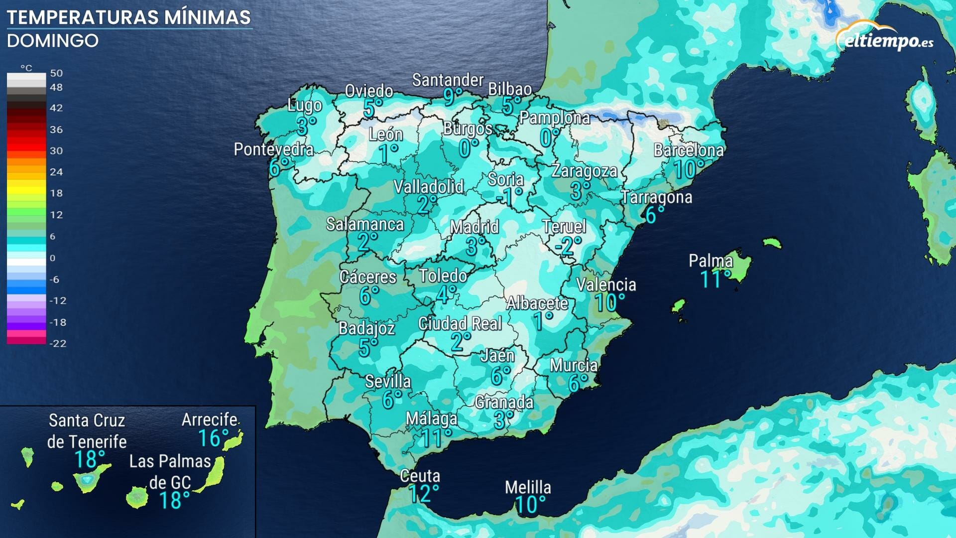 Frío polar en España: ¿Dónde y cuánto va a nevar? | Eltiempo.es