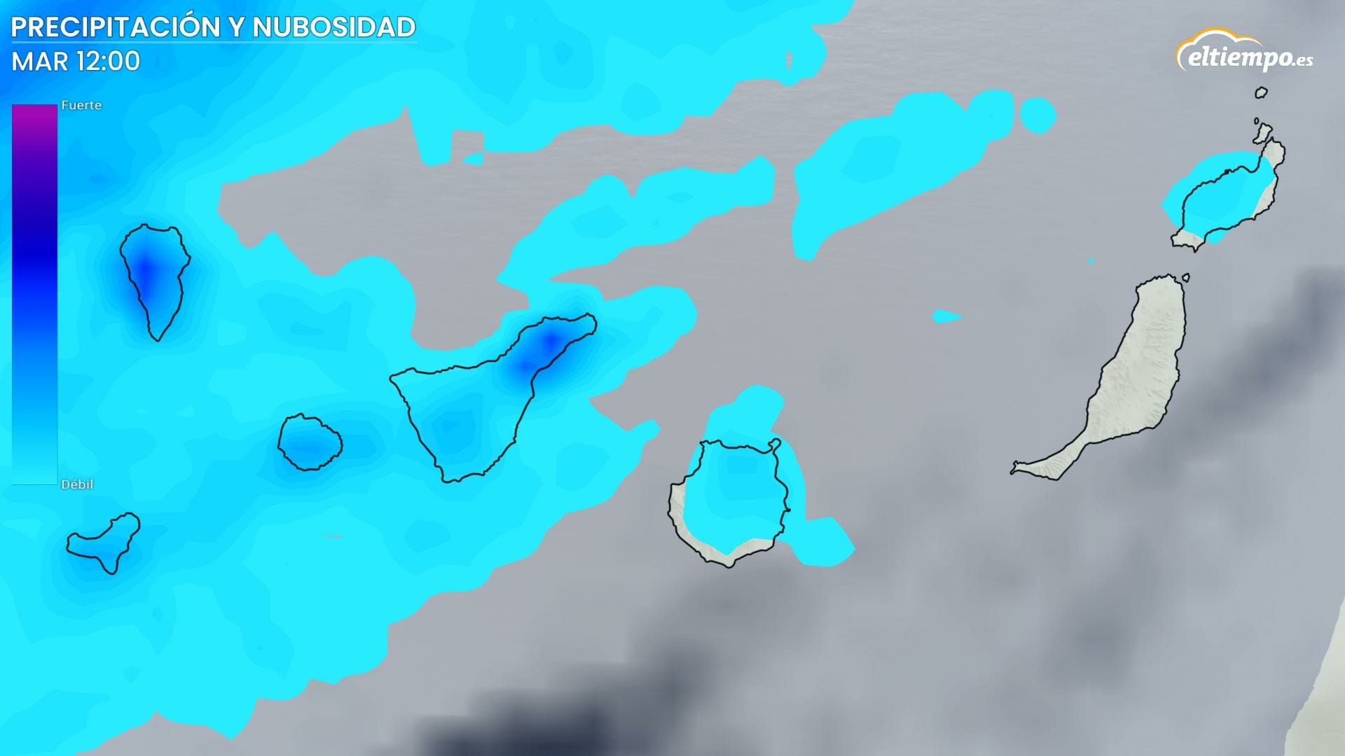 Una borrasca muy anómala se acerca a Canarias y dejará lluvias fuertes ...