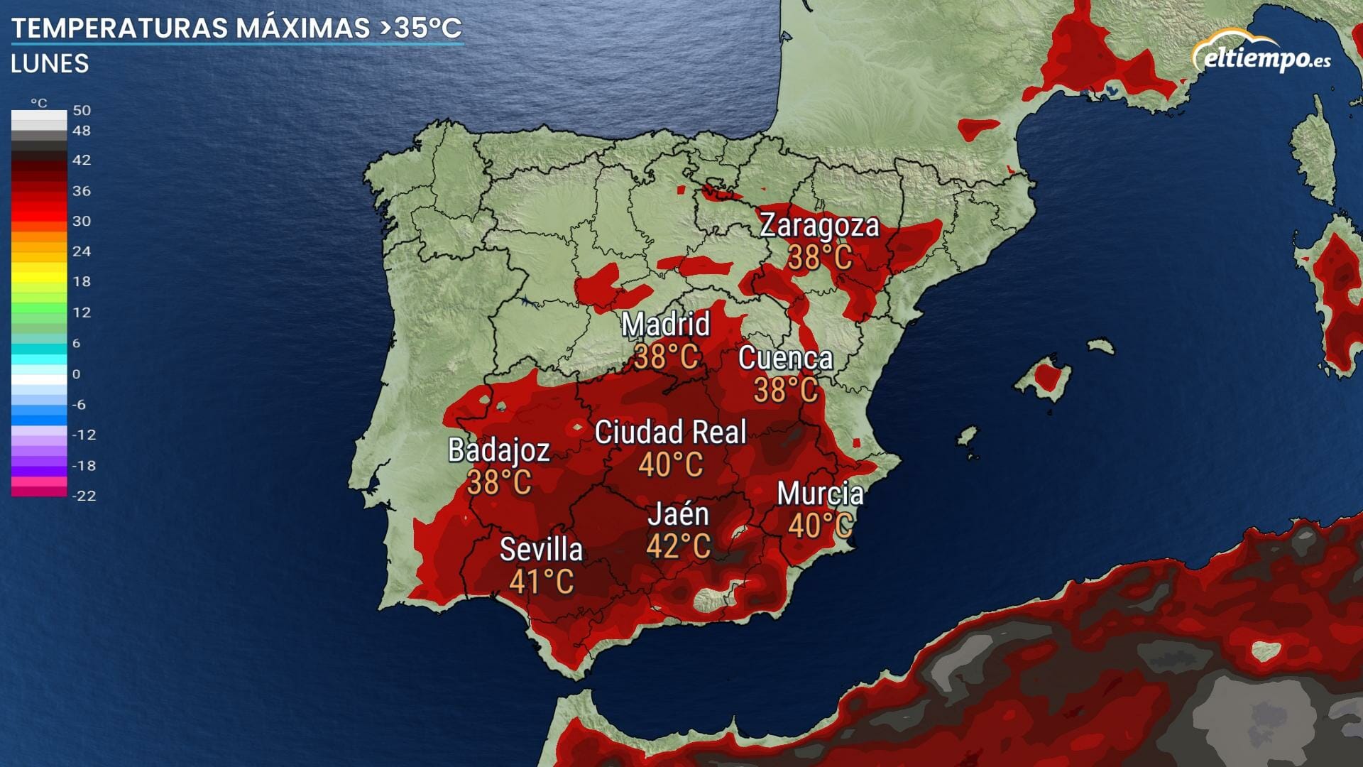 Todos los detalles sobre la segunda ola de calor en España: hasta 44ºC ...