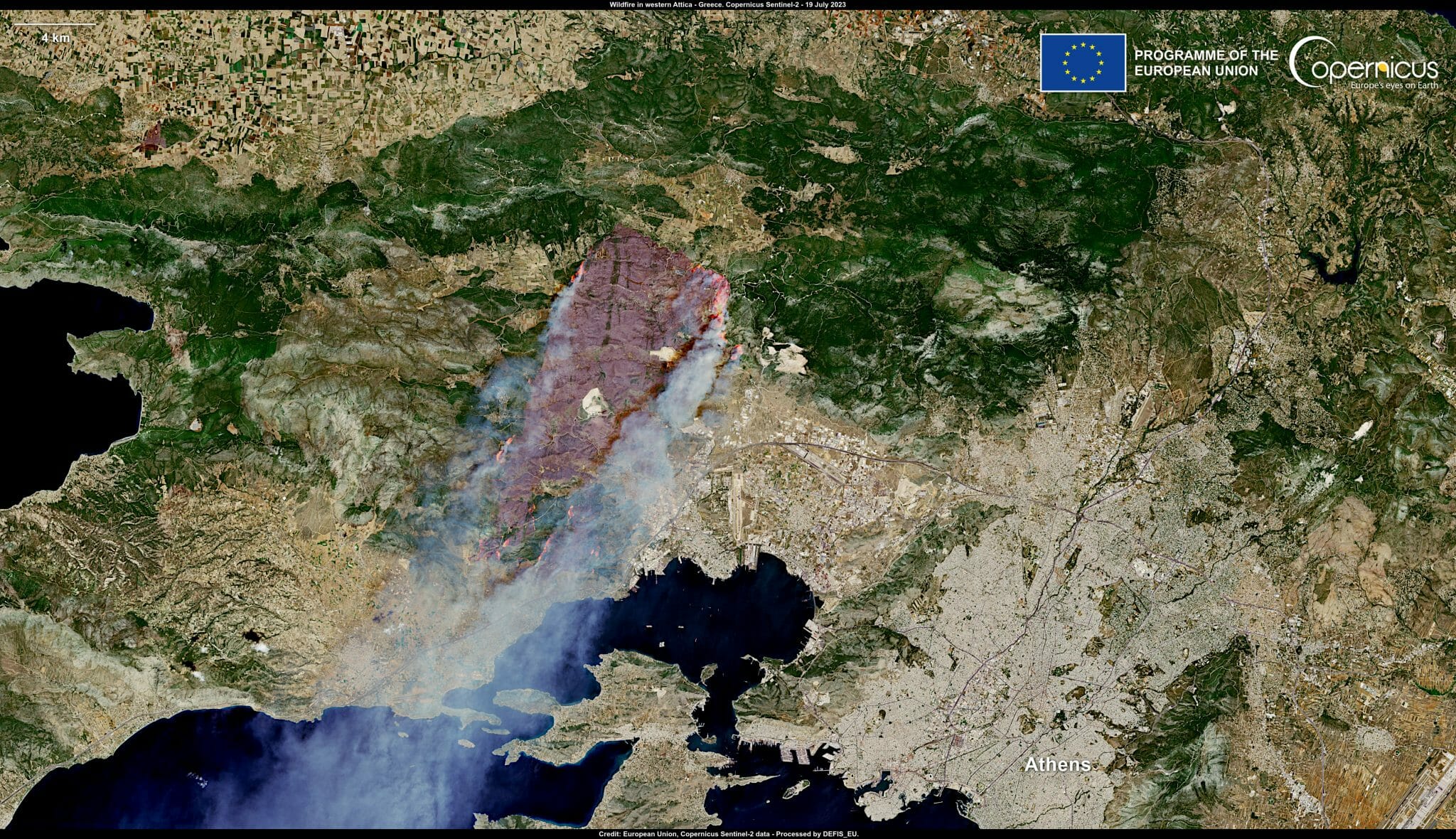 Grecia registra las emisiones de incendios forestales más intensas ...