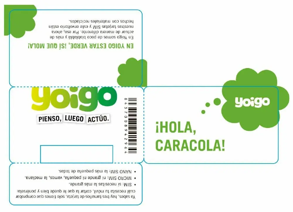 Yoigo comienza a distribuir tarjetas SIM sostenibles entre sus clientes ...