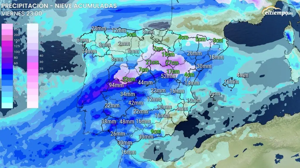 Temporal de nieve en España: ¿Dónde y cuándo va a nevar? | Eltiempo.es