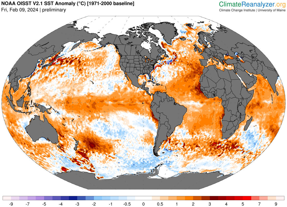 Nuevo récord en la temperatura superficial de los océanos: una media de 21.2ºC | Eltiempo.es