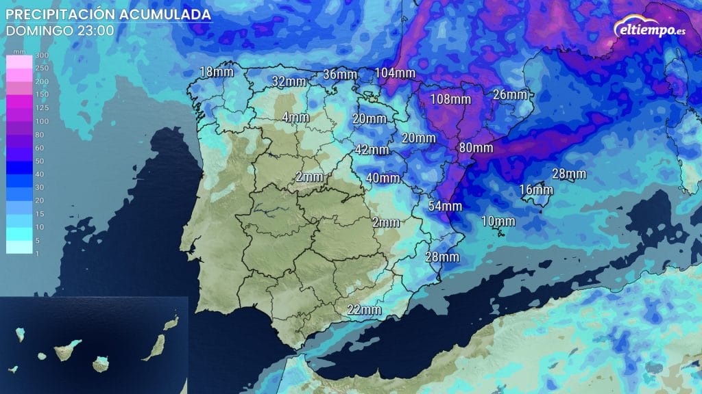 ¿Dónde y cuándo va a llover más? Estas zonas sumarán más de 100 mm | Eltiempo.es