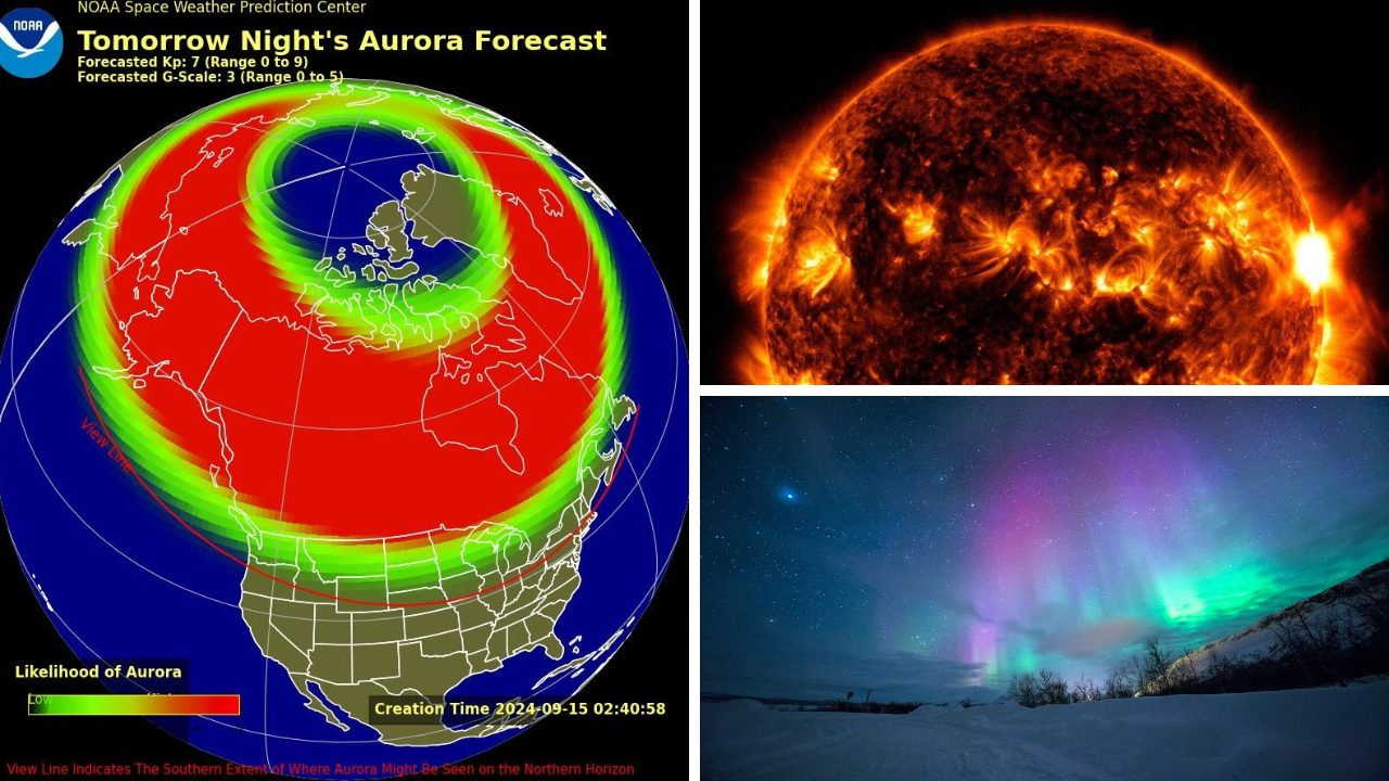 Aviso por potente tormenta geomagnética este lunes: vuelven las auroras ...