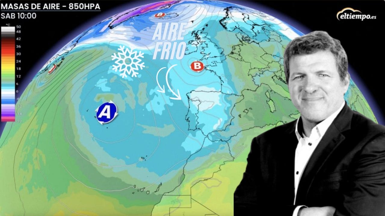 Aviso de Mario Picazo: «Un golpe de frío, lluvia y nieve llega este fin ...