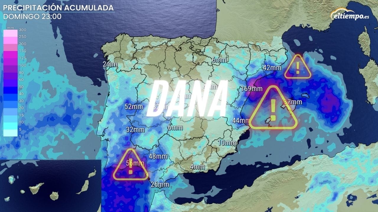 ¿Hasta cuándo dura la DANA? Evolución y nuevas zonas de riesgo ...