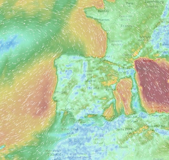 Avisos por viento en Nochebuena: rachas de viento de más de 80 km/h ...