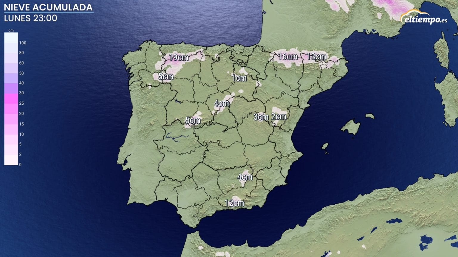 Llega la primera borrasca del 2025 con un giro drástico: lluvia, viento ...