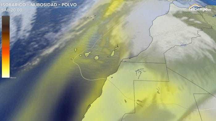 Llega la primera entrada de calima en Canarias del 2025: fin de semana ...