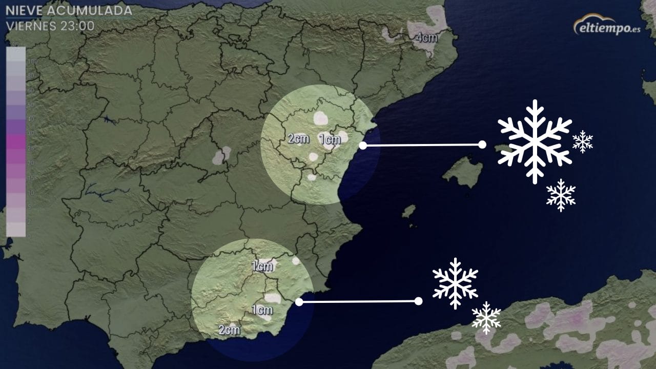 ¿Va a nevar esta semana? La nieve podría caer en donde no suele llegar. ¡Atentos! | Eltiempo.es