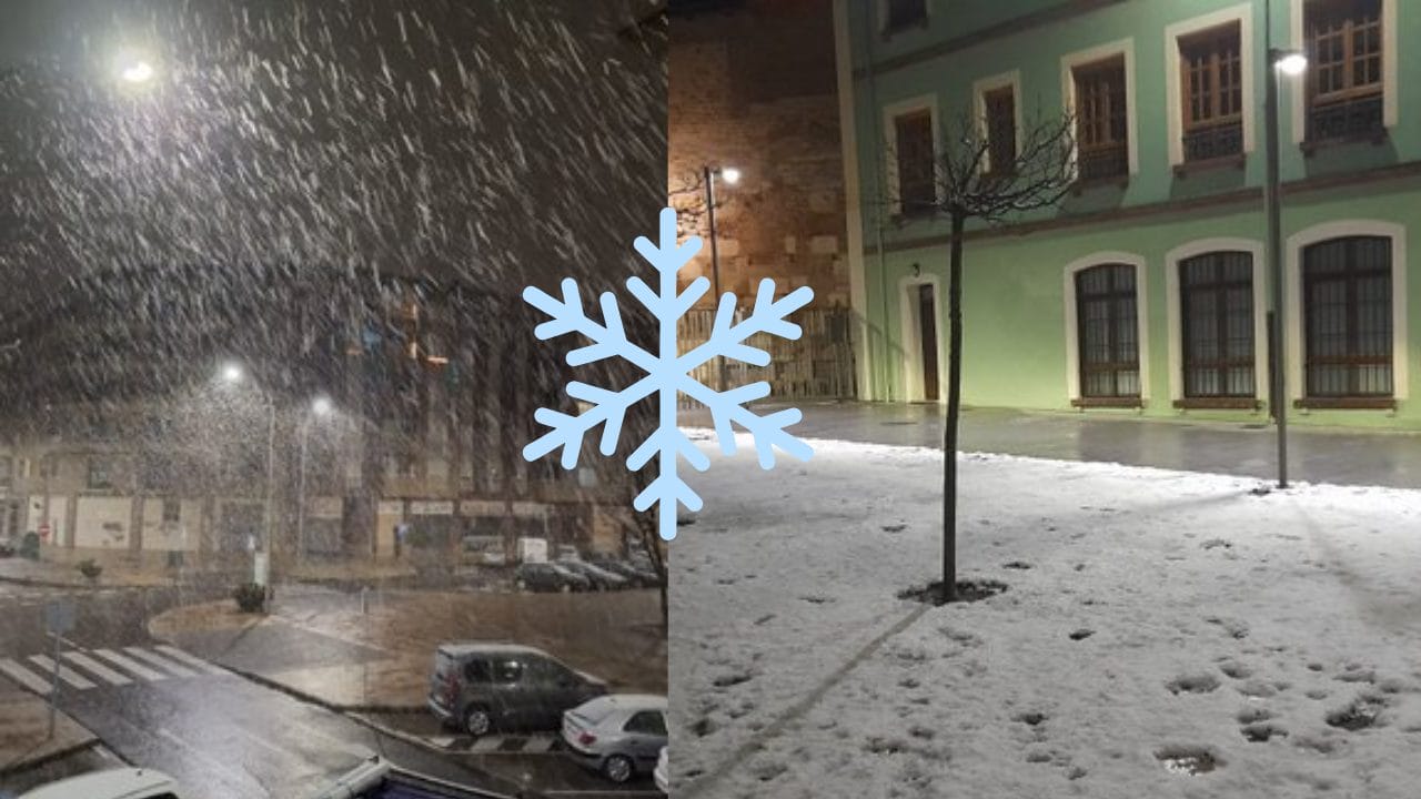 Nieve en León: la ciudad amanece bajo un manto blanco tras el paso de ...