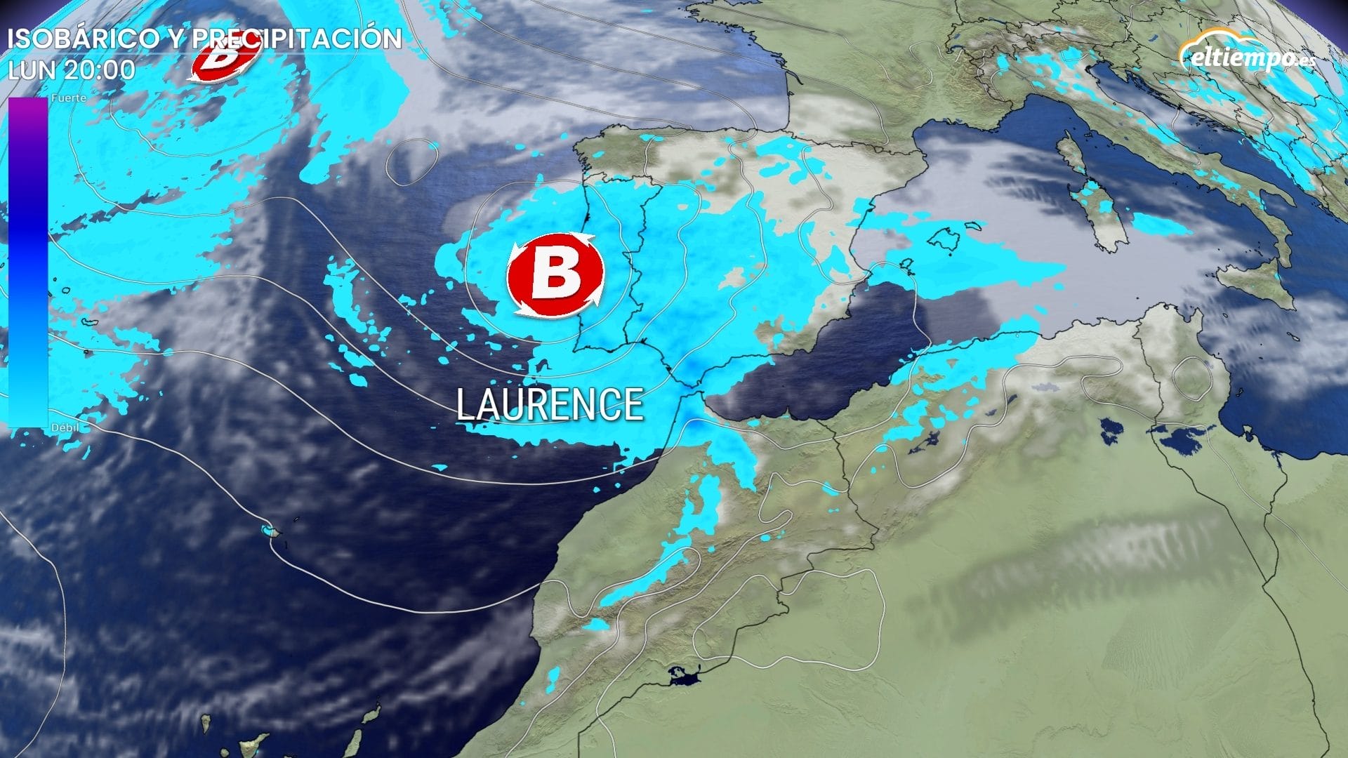 No hay tregua: la borrasca Laurence pone rumbo a España con más lluvia ...