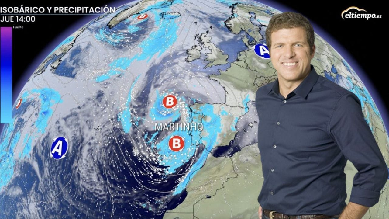 La última hora la borrasca Martinho con Mario Picazo: así evolucionará ...