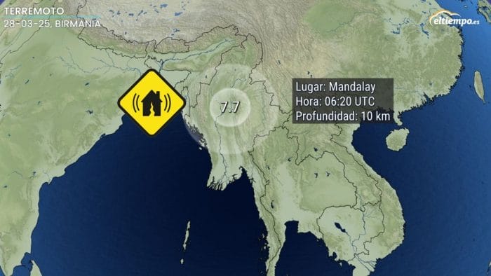 Última hora terremoto Birmania: más de 80 muertos y decenas de ...