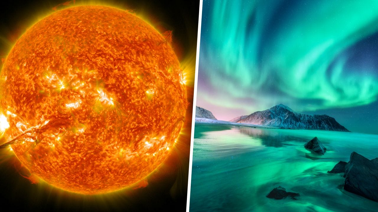 Una tormenta solar severa alcanza la Tierra y estallan las auroras ...