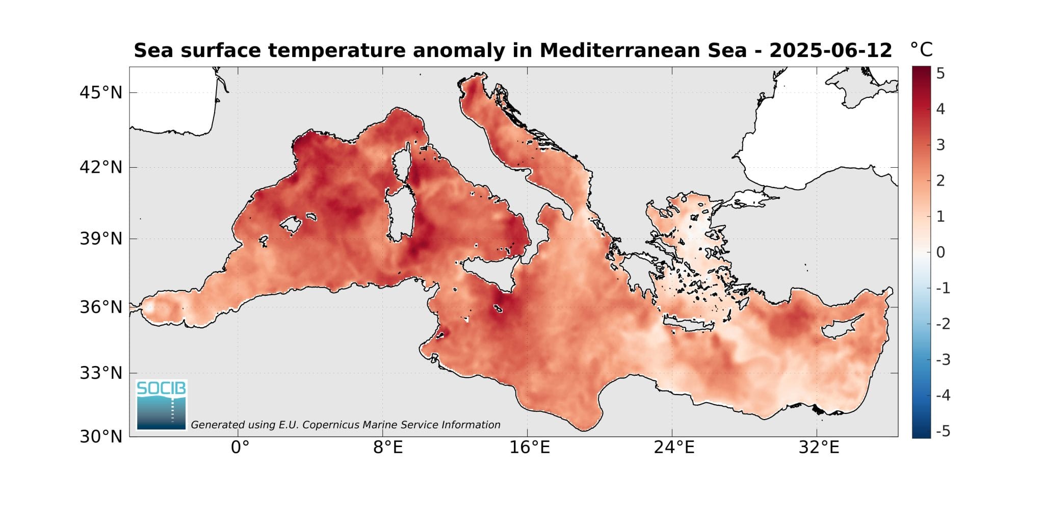 El Mediterráneo ya está como una «sopa»: la temperatura del mar hasta ...