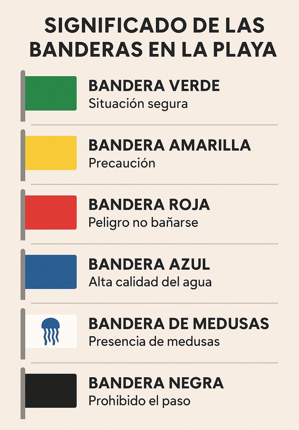 ¿Qué significa la bandera negra en la playa? | Eltiempo.es