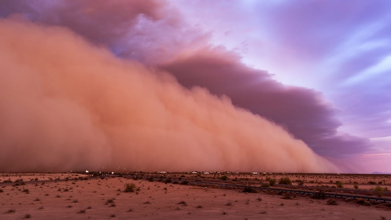 El monzón colapsa Arizona en una masa de polvo irrespirable y deja a ...