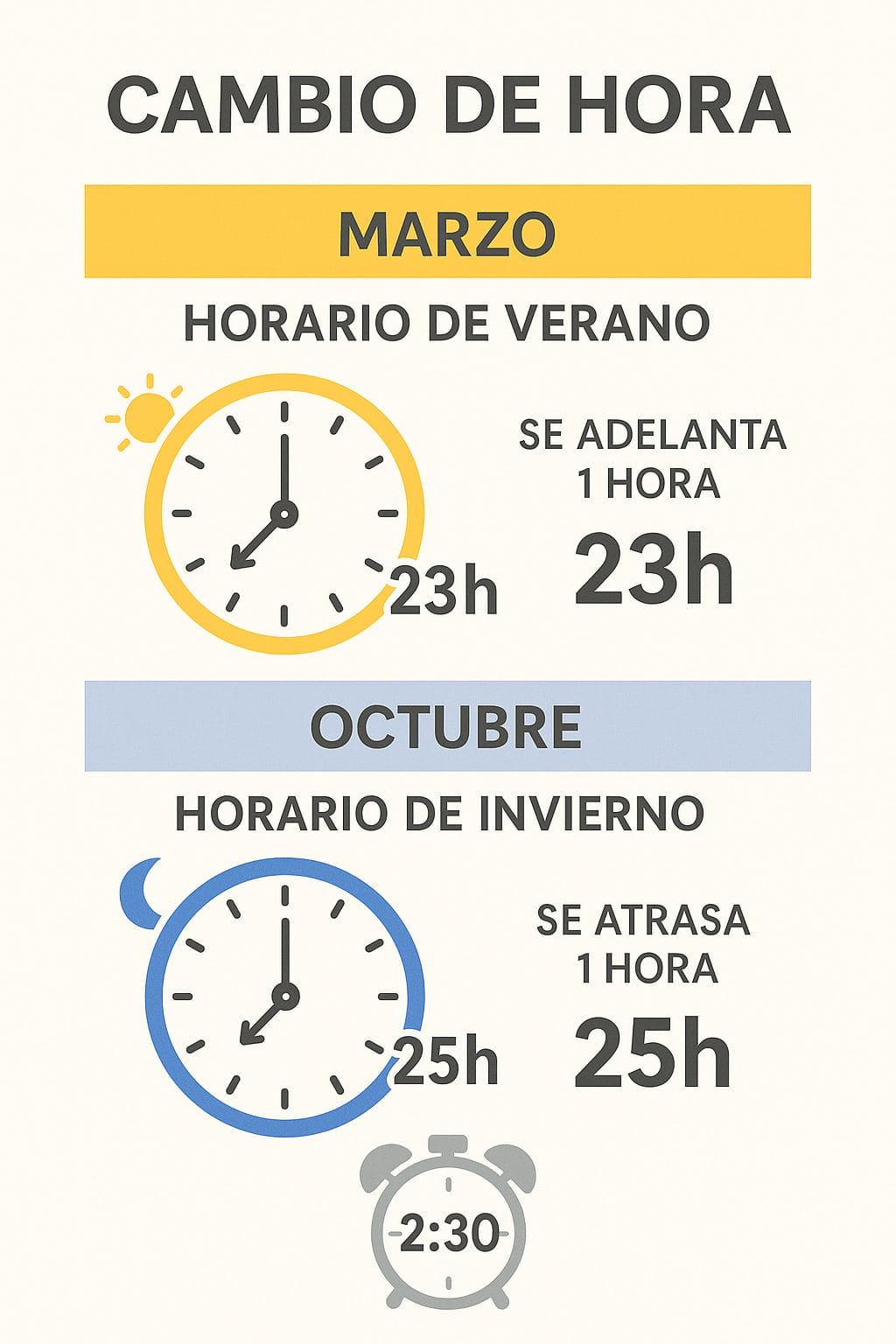 Cambio de hora 2025 en España: ¿Cuándo, cómo y por qué? | Eltiempo.es