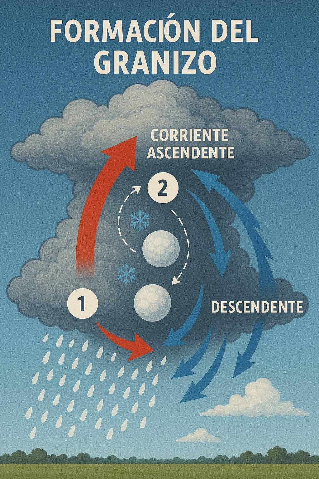 Europa vive menos granizadas pero el granizo es de mayor tamaño ...