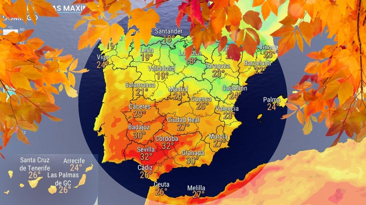España se queda atrapada en el “veroño” con calor de hasta 8ºC por ...
