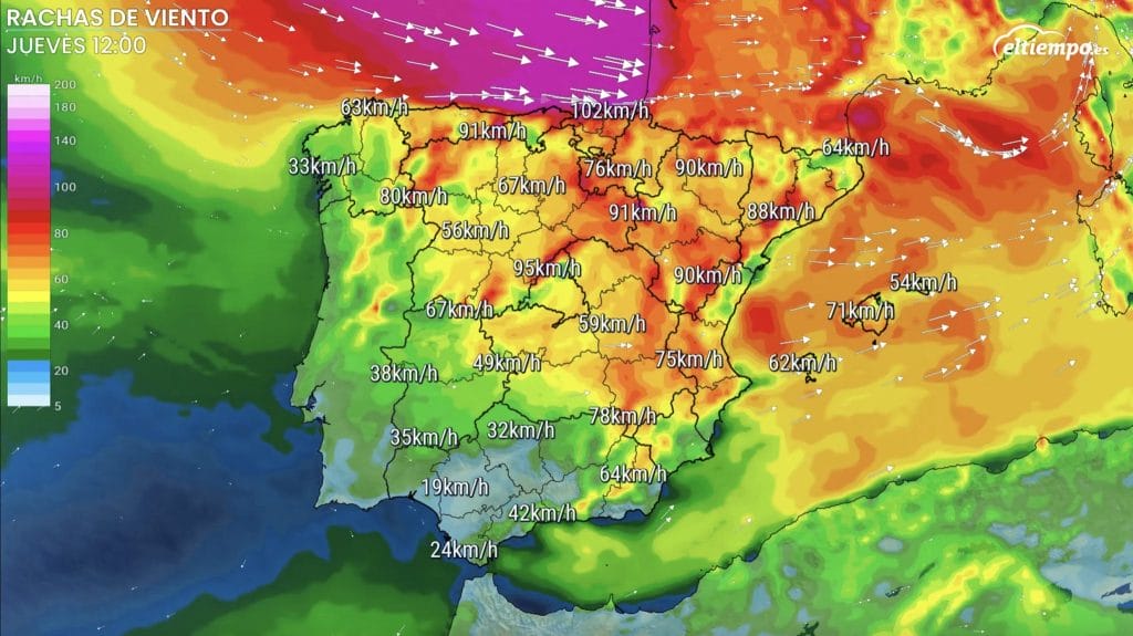 El marcado contraste térmico en el sur y norte de España este fin de ...