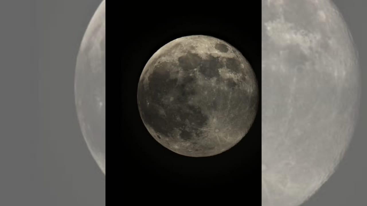 Así se vio la luna del castor, la superluna más grande y brillante de ...
