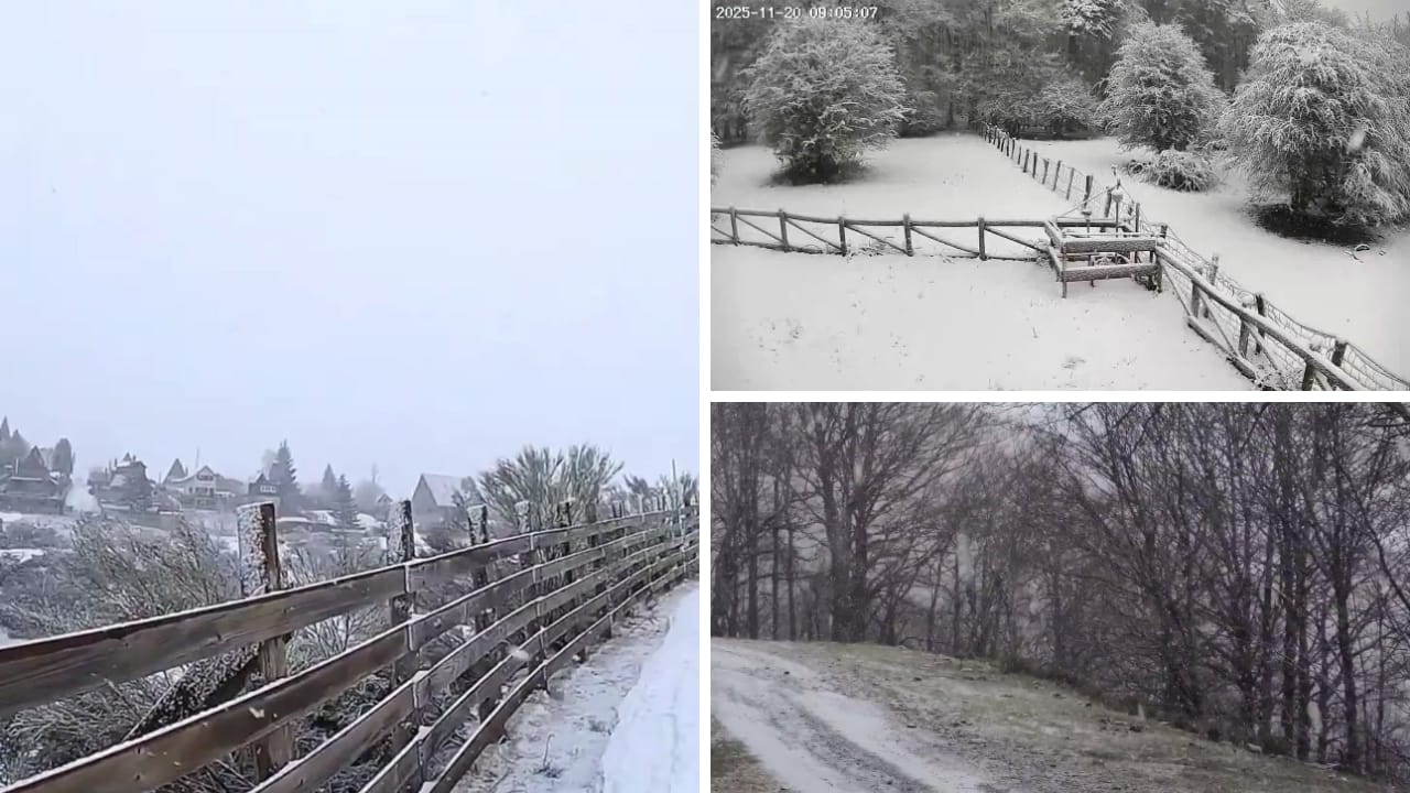 La primera embestida ártica tiñe de blanco el norte y pone a prueba ...