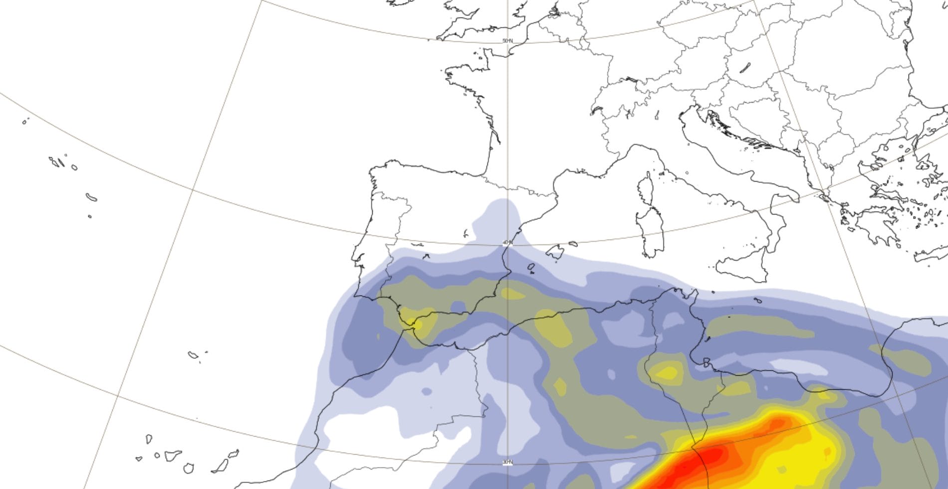 Lluvia de barro en España: la calima convierte las tormentas en un ...
