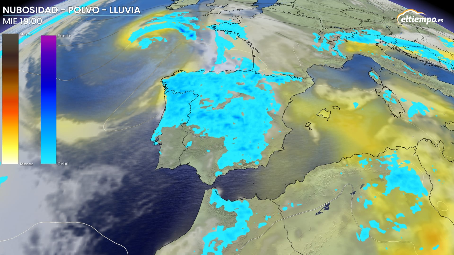 Lluvia de barro en España: la calima convierte las tormentas en un ...