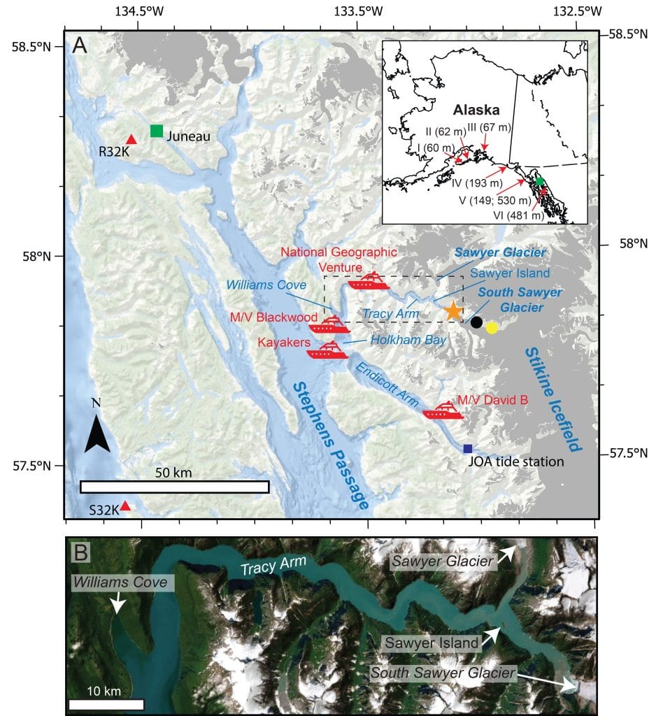 El tsunami en Alaska de 481 metros que rozó una tragedia histórica y ...