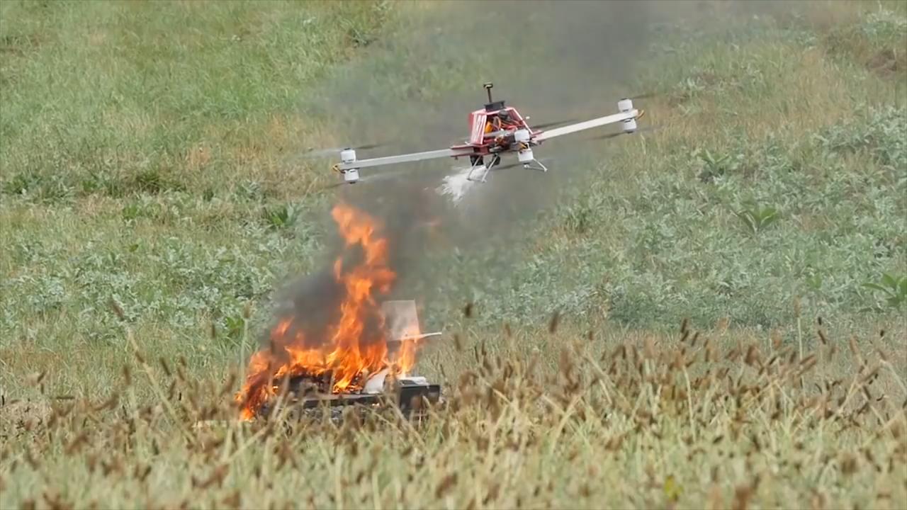 Drones para apagar incendios: así funcionan